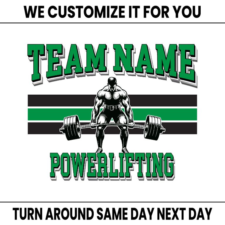 Custom Powerlifting Weightlifter Design – C and D Designs Co Shop