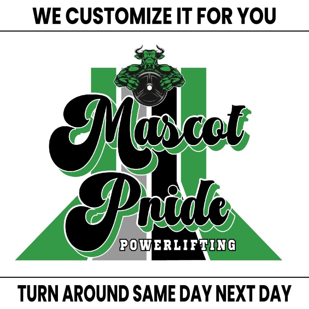 Custom Powerlifting Retro Cursive Design – C and D Designs Co Shop
